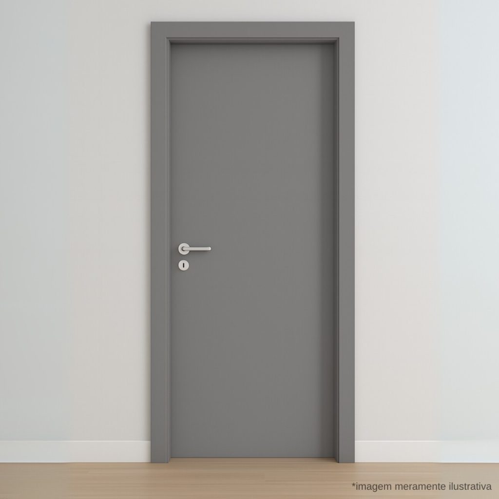 Kit Porta Pronta – WPC Wood PVC Branca – Interna - JR Portas Gaspar